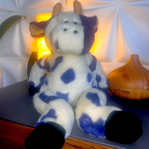 zan Brainy | Toys | Vintage Zany Brainy Zamoo Cow Plush 2 Za Moo Purple ...